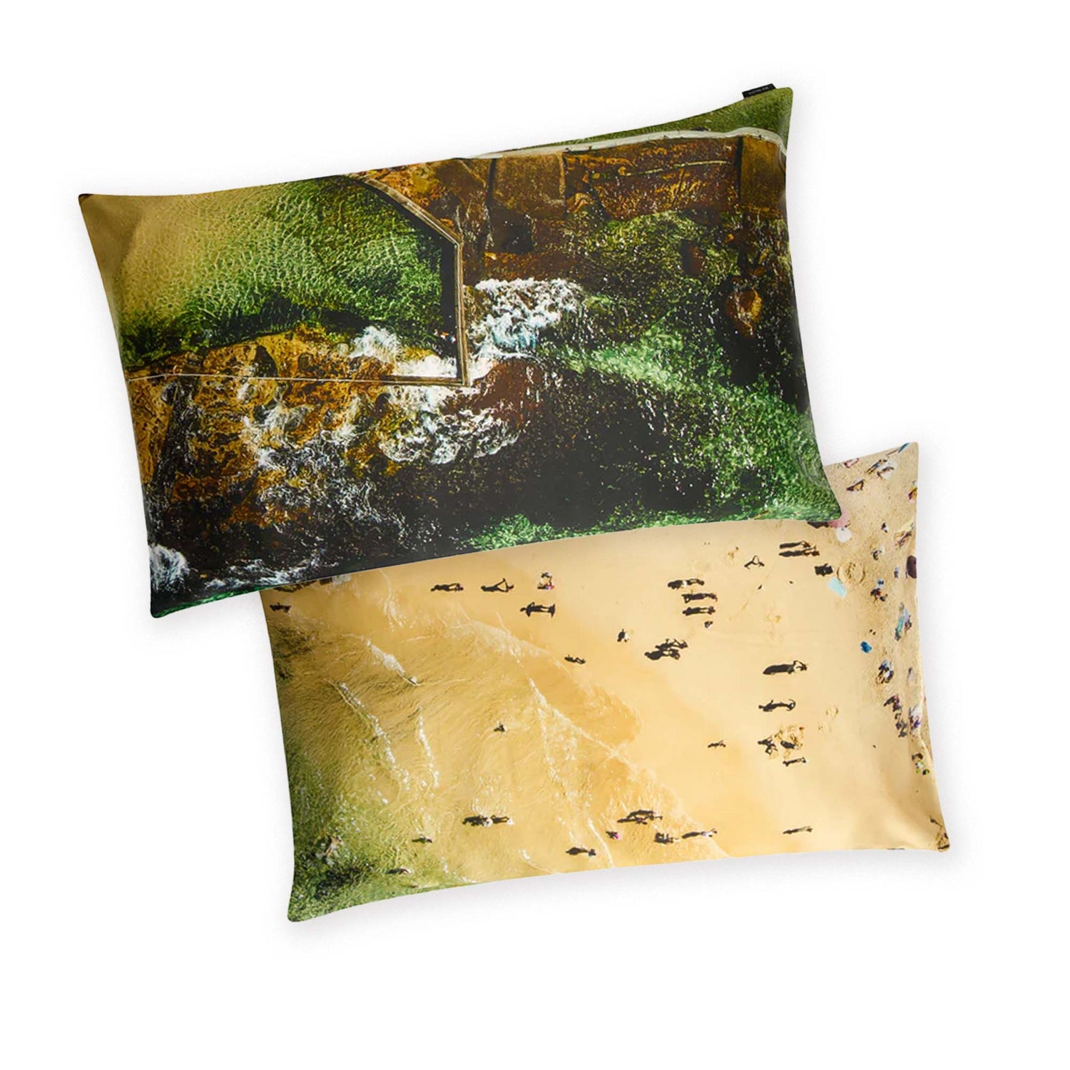 Hunting Hue Limited Edition Sydney North Bondi Silk Pillowcase